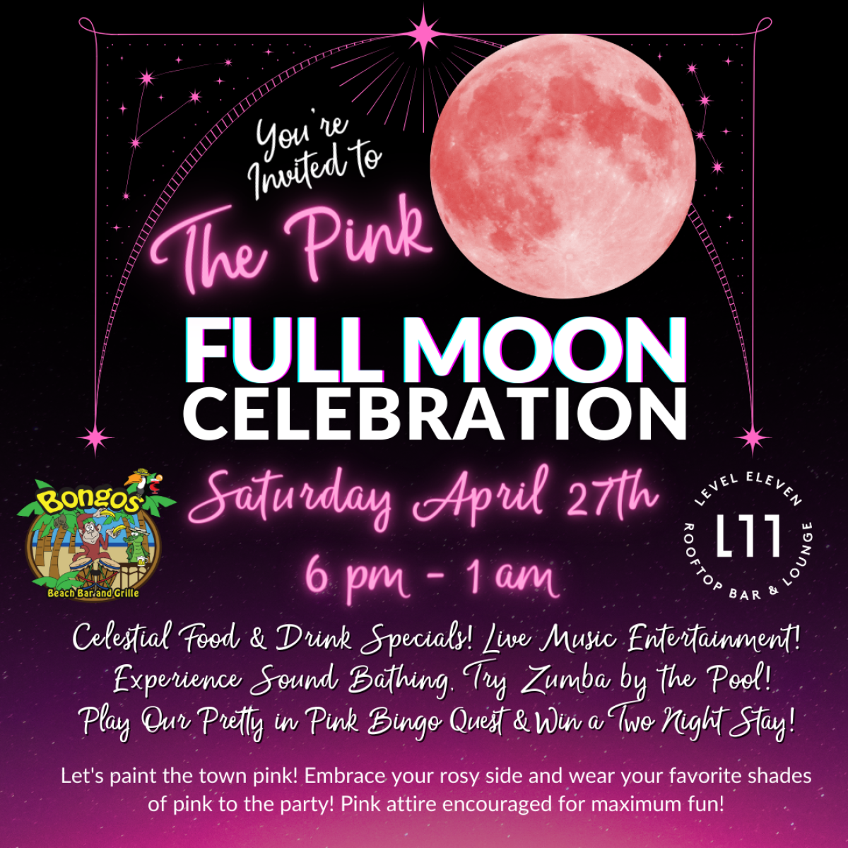 PINK FULL MOON CELEBRATION