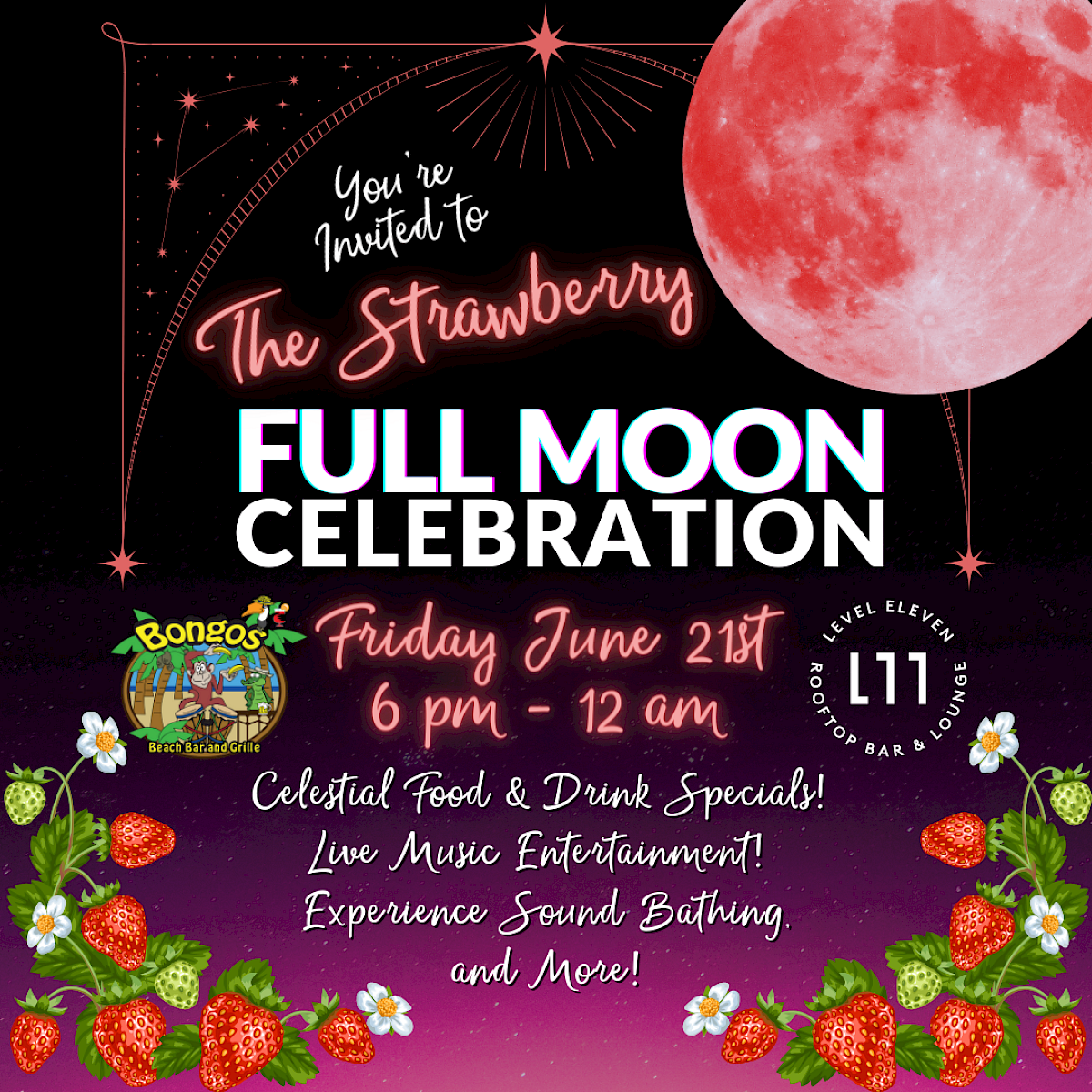 Strawberry Full Moon Celebration